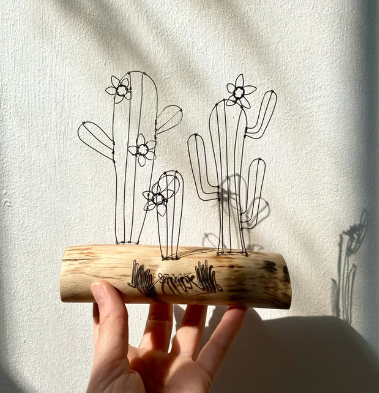Wire Sculpture - Cacti | Craft Leeds