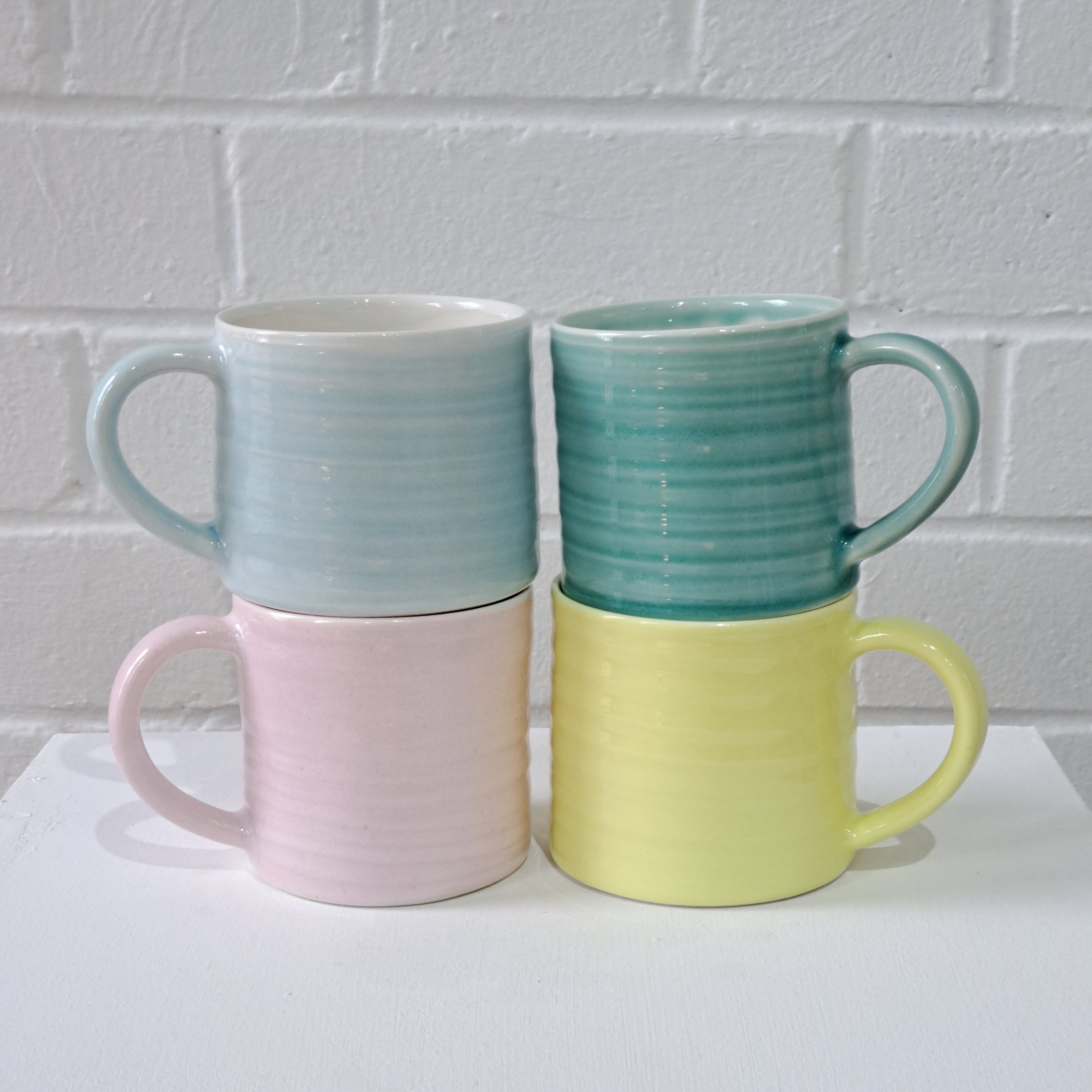 Porcelain Ripple Mug | Craft Leeds