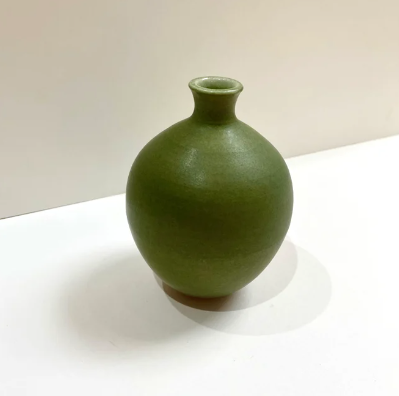 Olive Oval Vase | Craft Leeds
